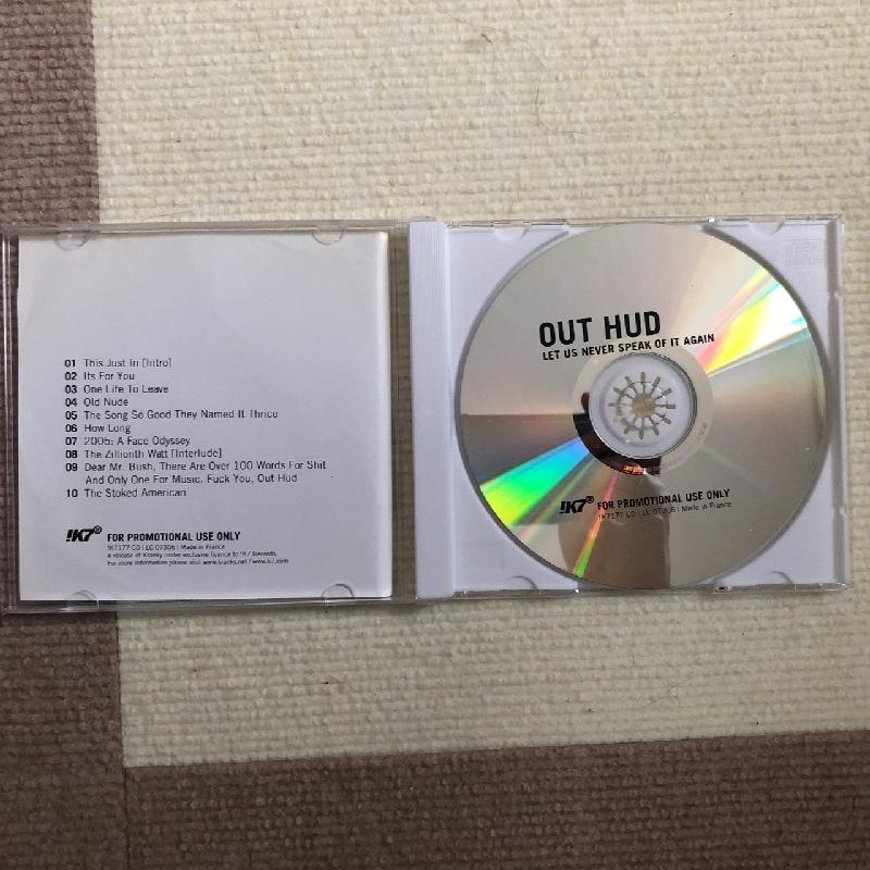 良盤 アウト・ハッド Out Hud 2005年 CD Let Us Never Speak Of It Again フランス盤 ...