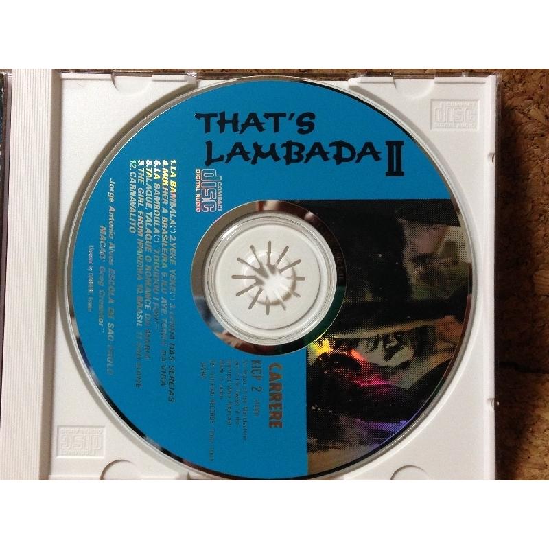 美盤 オムニバス V.A. 1990年 CD ザッツ・ランバダ II That's Lambada II 国内盤 Various music :a002043:ASTROTUNES Yahoo ...