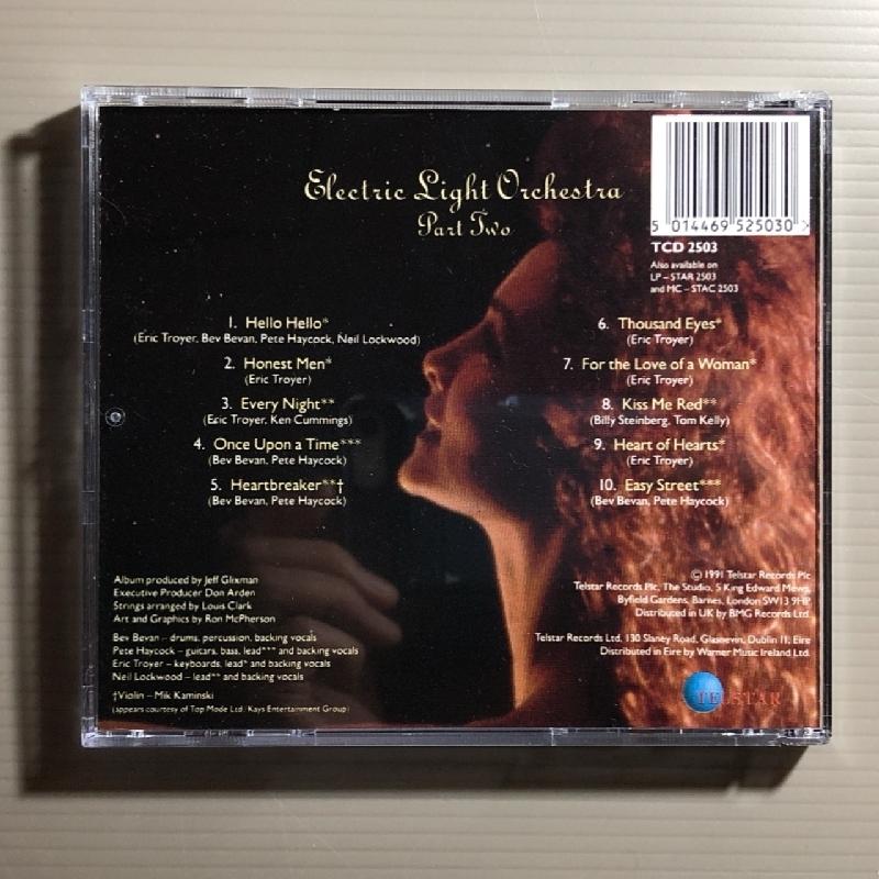 美盤 Electric Light Orchestra Part II (ELO) 1991年 CD エレクトリック・ライト・オーケストラ ...