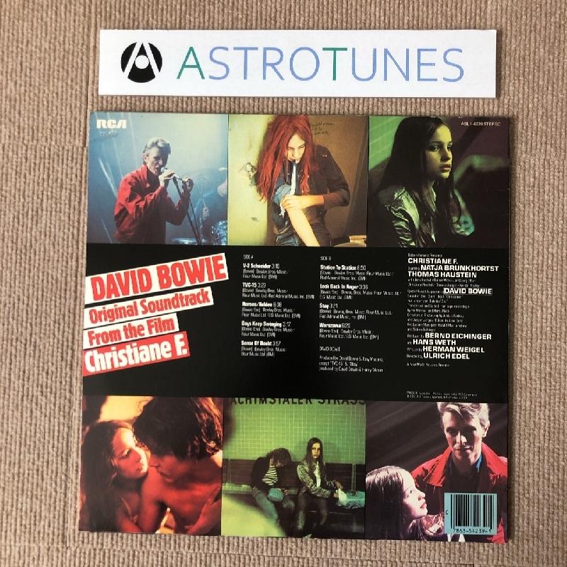 美盤 激レア サントラ Original Soundtrack 1982年 LPレコード From The Film Christiane F. 名盤 米国盤 David Bowie ...