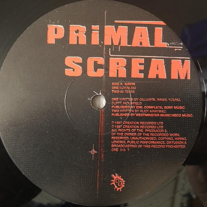 美盤 美ジャケ プライマル・スクリーム Primal Scream 1997年 12インチEPレコード Kowalski 英国オリジナルリリース盤 : ASTROTUNES Yahoo ...
