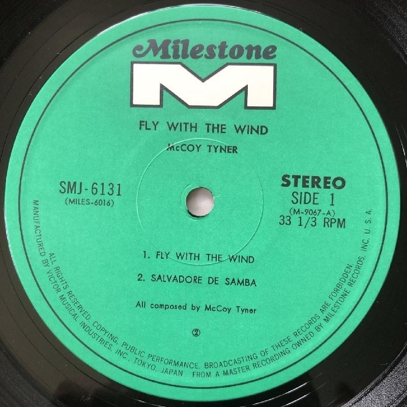 美盤 マッコイ・タイナー McCoy Tyner 1976年 LPレコード Fly With The Wind 国内盤 帯付 Ron ...