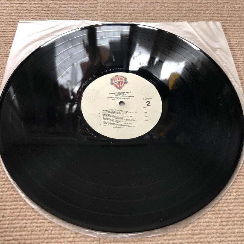 美盤 レア物 エミルー・ハリス Emmylou Harris 1986年 LPレコード サーティーン Thirteen 米国オリジナル盤 ...