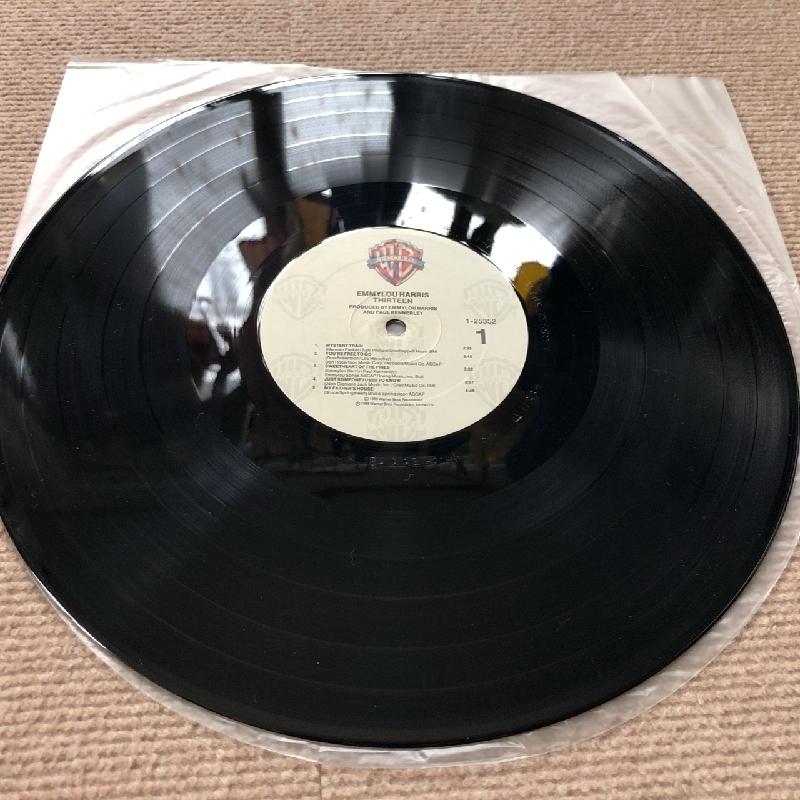 美盤 レア物 エミルー・ハリス Emmylou Harris 1986年 LPレコード サーティーン Thirteen 米国オリジナル盤 ...