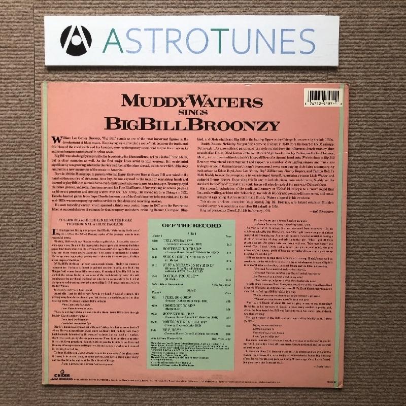 美盤 マディ・ウォーターズ Muddy Waters 1986年 LPレコード Sings Big Bill Broonzy 国内盤 Blues Andrew Stephenson ...