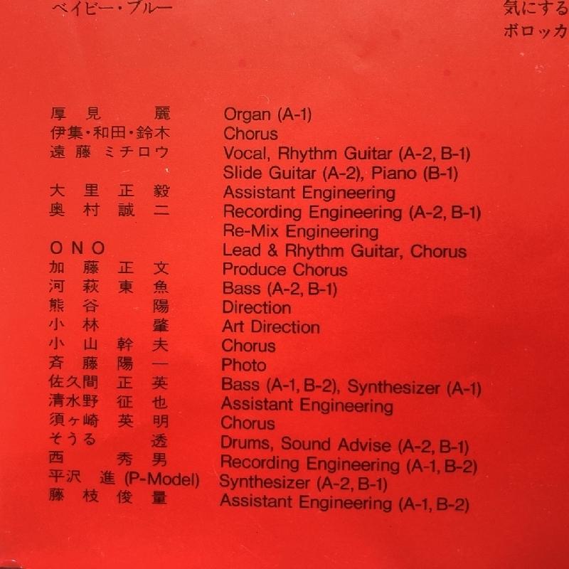 遠藤ミチロウ Michiro Endo 1985年 12インチEPレコード ミチロウ・ジ・エンド Michilow The End 国内盤 ...