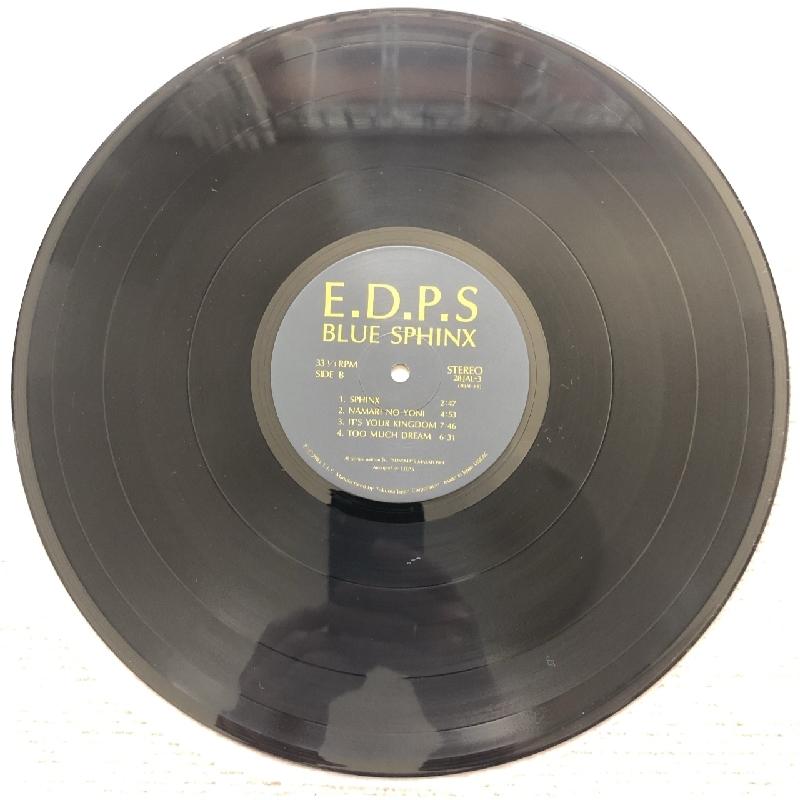 美盤 美ジャケ EDPS E.D.P.S 1983年 LPレコード ブルー・スフィンクス Blue Sphinx 名盤 国内盤 帯付 Japanese punk ツネマツ マサトシ ...