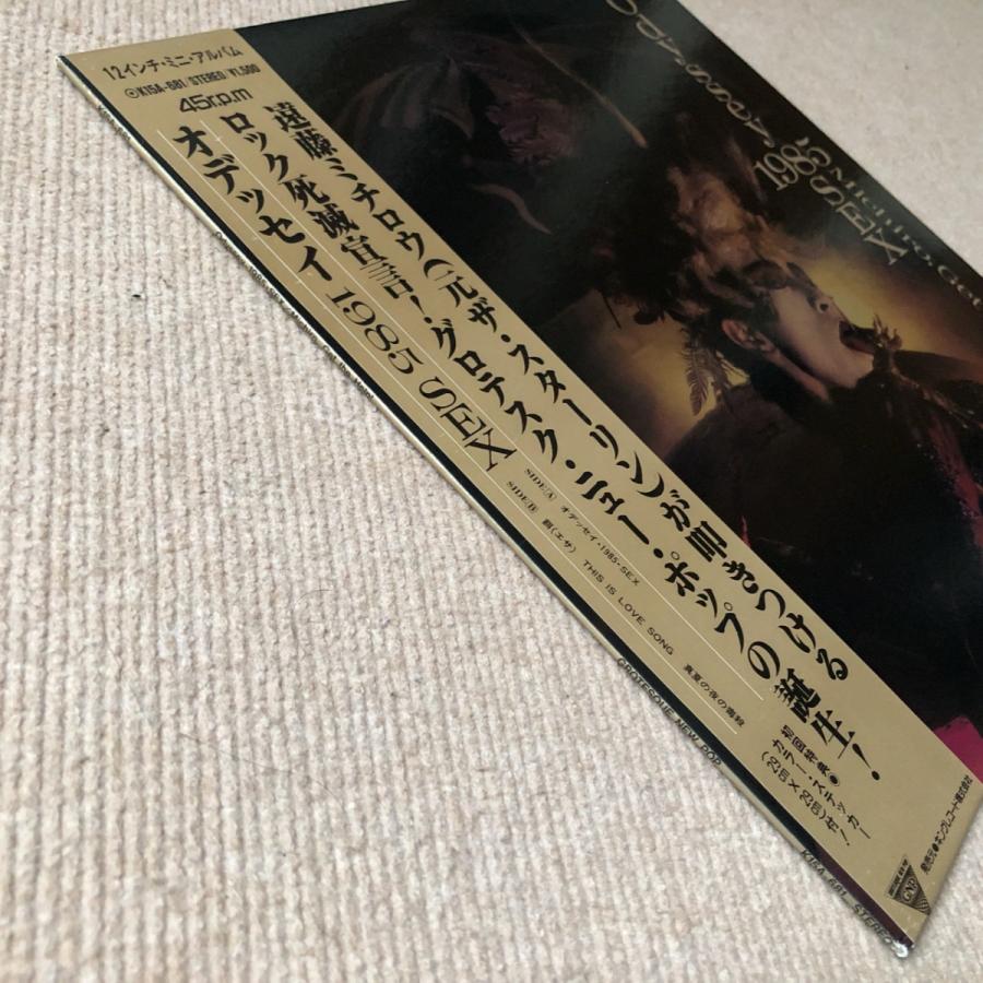 美盤 遠藤ミチロウ Michiro Endo 1985年 LPレコード オデッセイ 1985 Sex Odyssey 国内盤 帯付 ...
