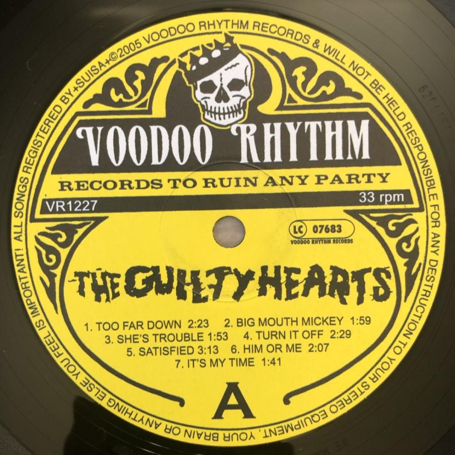 美盤 美ジャケ 激レア ギルティ・ハーツ Guilty Hearts 2005年 LPレコード The 欧州盤 Punk ガレージロック ...