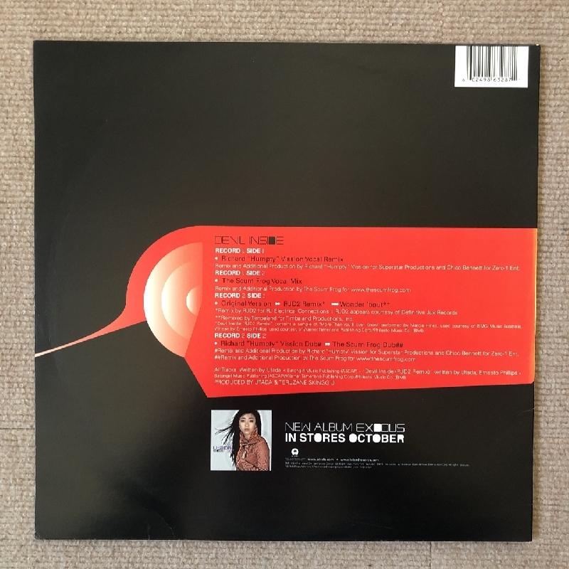 レア盤 宇多田ヒカル Hikaru Utada 2004年 2枚組12"EPレコード デヴィル・インサイド Devil Inside 米国盤 J-Pop Chico Bennett ...
