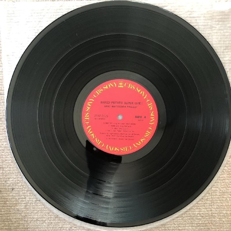 美盤 Greg Mathieson Project 1982年 LPレコード Baked Potato Super Live! 国内盤 帯付 ...