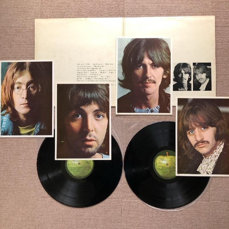 ビートルズ Beatles 1971年 2枚組LPレコード ザ・ビートルズ（ホワイト・アルバム） The 名盤 不明 Rock ポートレイト付 ...