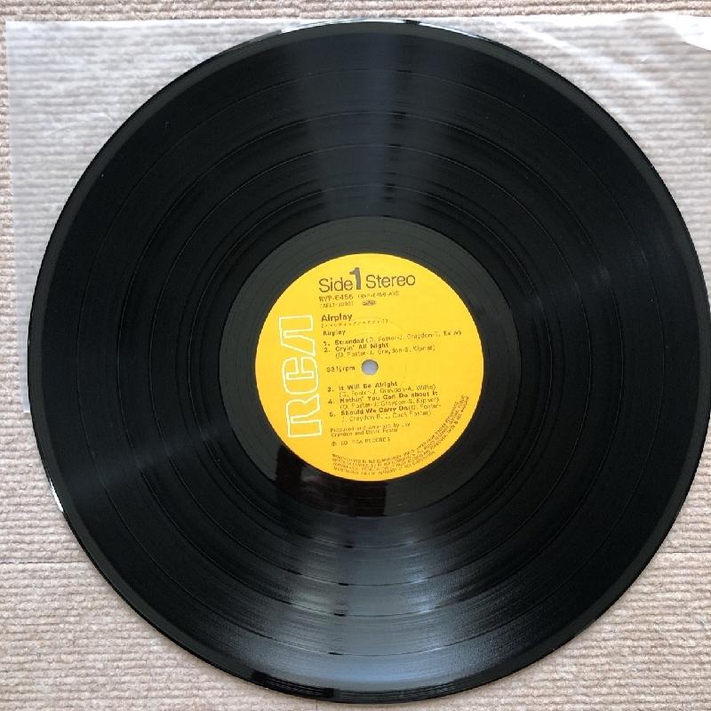 美盤 エアプレイ Airplay 1980年 LPレコード ロマンティック 名盤 国内盤 帯付 AOR David Foster Jay ...