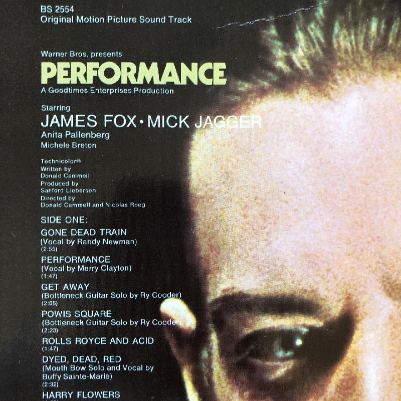 美盤 激レア サントラ Original Soundtrack 1970年 LPレコード パフォーマンス Performance ドイツ盤 ...