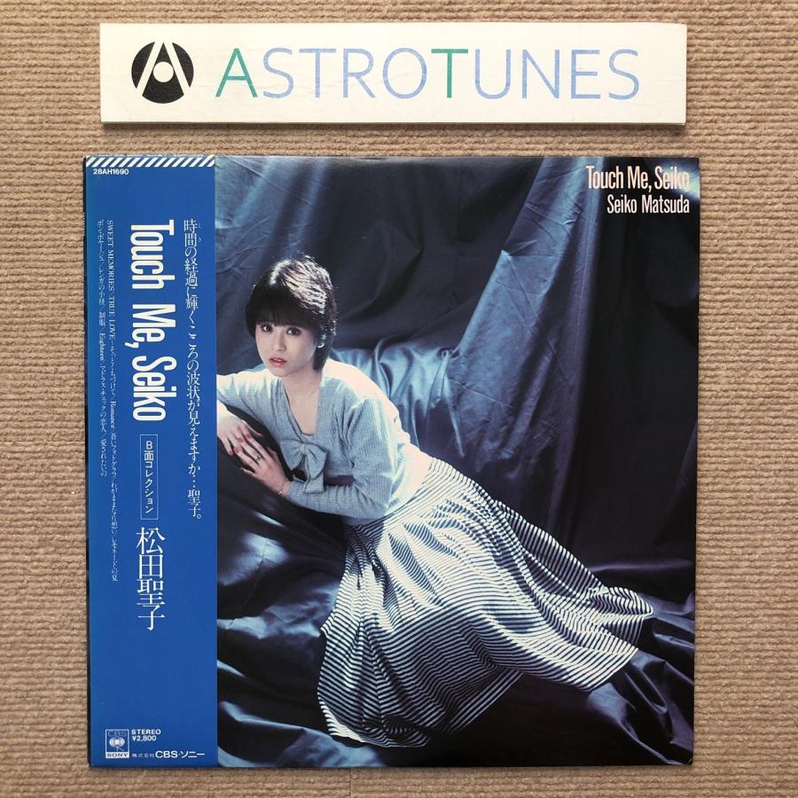 美盤 美ジャケ 松田聖子 Seiko Matsuda 1984年 LPレコード Touch Me, Seiko 帯付 J-Pop B面曲集 Sweet Memories 蒼いフォトグラフ ...