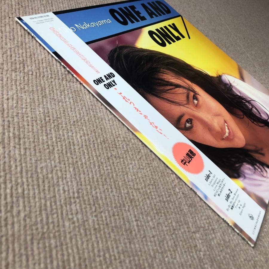 傷なし美盤 美ジャケ ほぼ新品 レア盤 中山美穂 Miho Nakayama 1987年 LPレコード One And Only 帯付 リーフレット付 小室哲哉 : ASTROTUNES ...