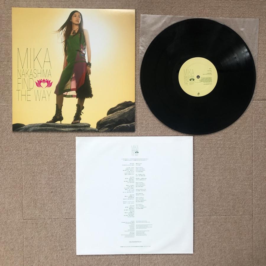 美ジャケ レア盤 中島美嘉 Mika Nakashima 2003年 12"EPレコード Find The Way / 接吻 Seppun J ...