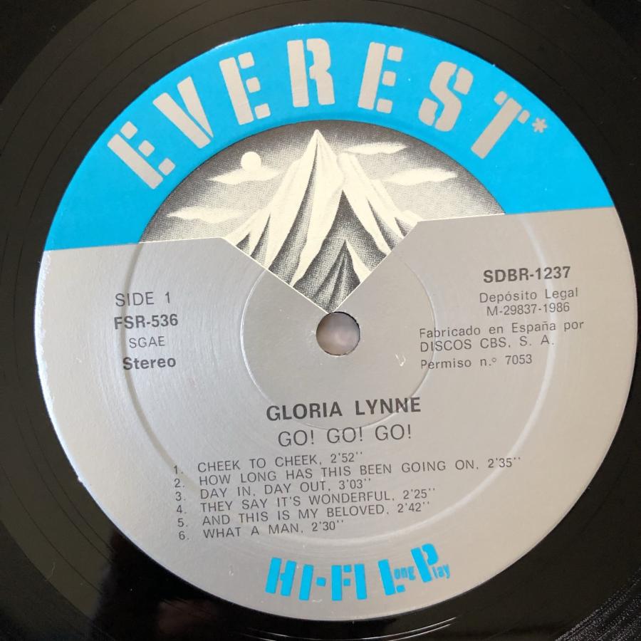 傷なし美盤 美ジャケ グロリア・リン Gloria Lynne 1986年 LPレコード ゴー! Go! スペイン盤 Jazz 1965年録音 ...