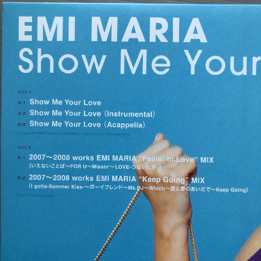 良盤 美ジャケ 激レア エミ・マリア Emi Maria 2010年 12"EPレコード ショウ・ミー・ユア・ラブ Show Me Your ...