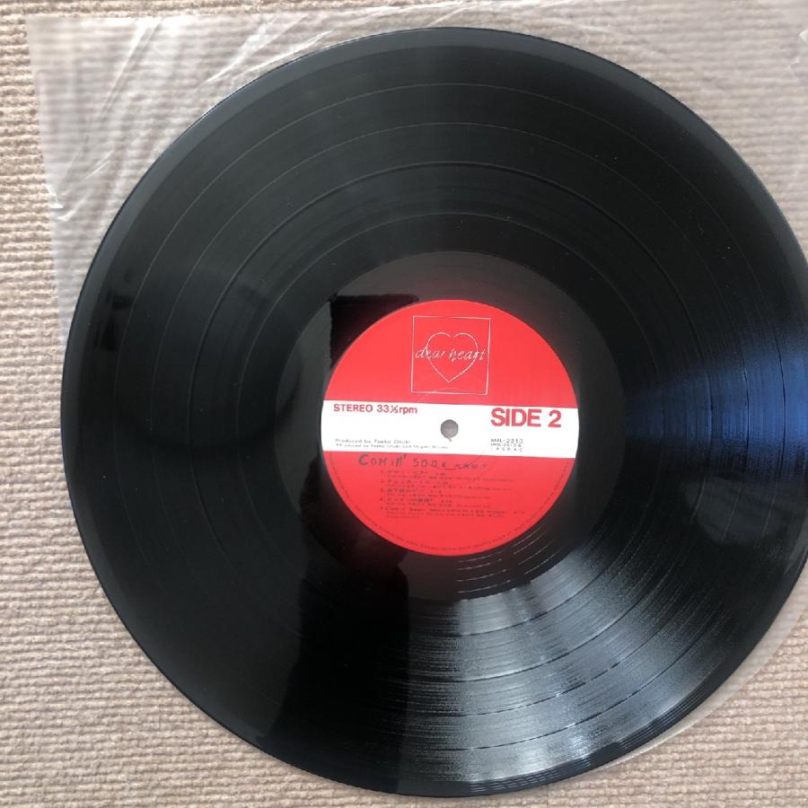 傷なし美盤 大貫妙子 Taeko Ohnuki 1986年 LPレコード カミング・スーン Comin' Soon オリジナルリリース盤 坂本龍一 大村憲司 鈴木さえ子 ...