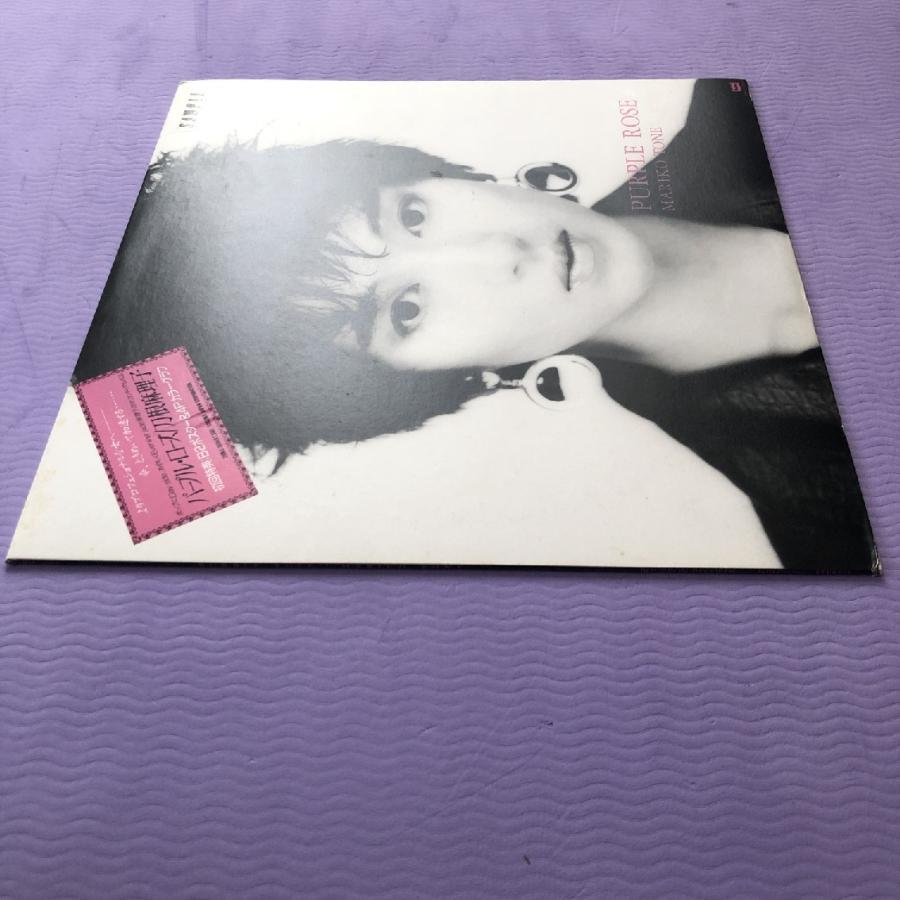 良盤 レア盤 刀根麻理子 Mariko Tone 1985年 LPレコード パープル・ローズ Purple Rose オリジナル盤 プロモ盤 ...