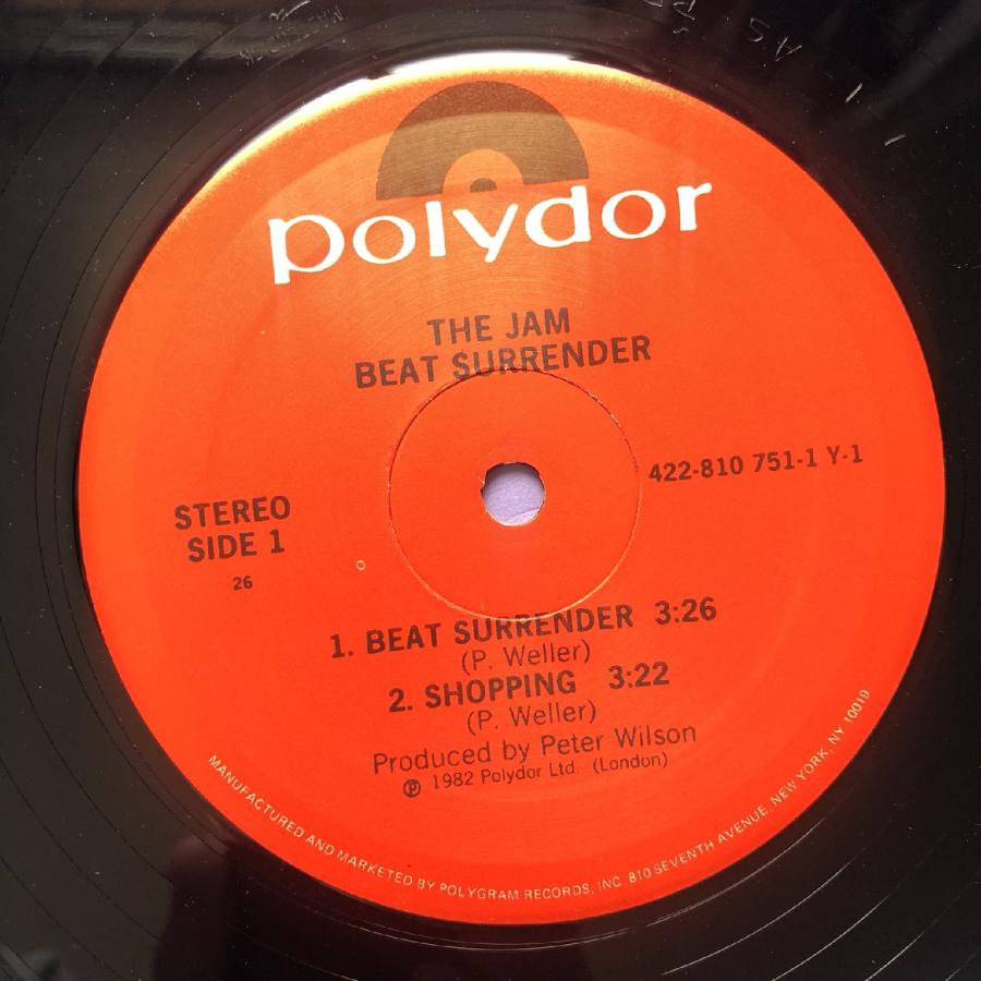 良盤 ザ・ジャム The Jam 1982年 12''EPレコード Beat Surrender 米国盤 オリジナルリリース盤 UK mods ...