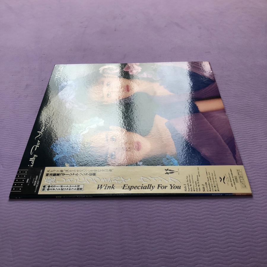 美盤 ウィンク Wink 1989年 LPレコード やさしさにつつまれて Especially For You オリジナルリリース盤 帯付 J-Pop 鈴木早智子 相田翔子 ...