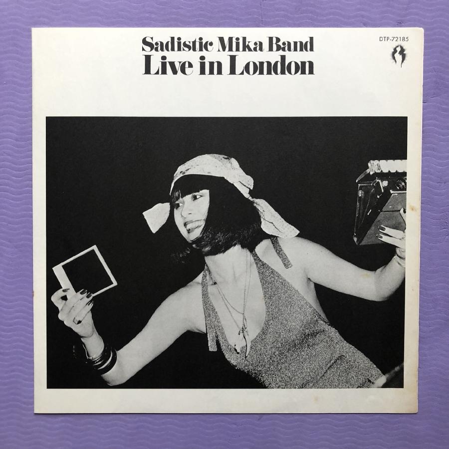 美盤 1976年オリジナルリリース盤 サディスティック・ミカ・バンド Sadistic Mika Band LPレコード Live in London 帯付 マト1S両面 ...