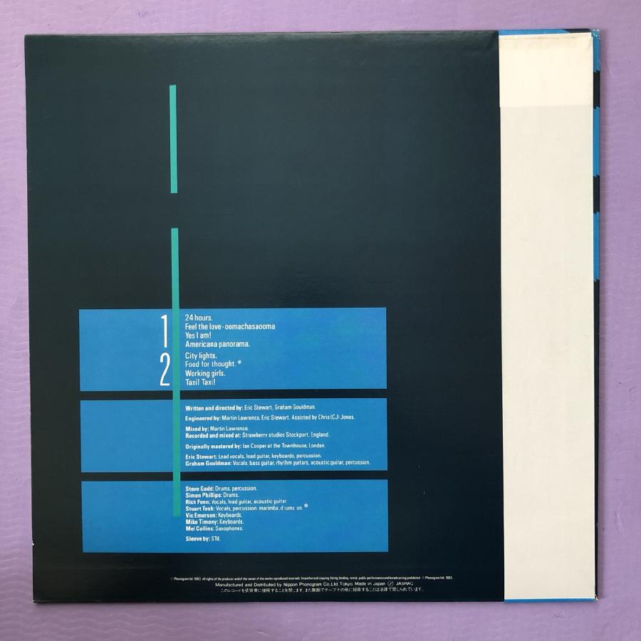 良盤 10cc 1983年 LPレコード 都・市・探・検 Windows In The Jungle 国内盤 帯付 Pop rock Eric Stewart, Simon Phillips ...