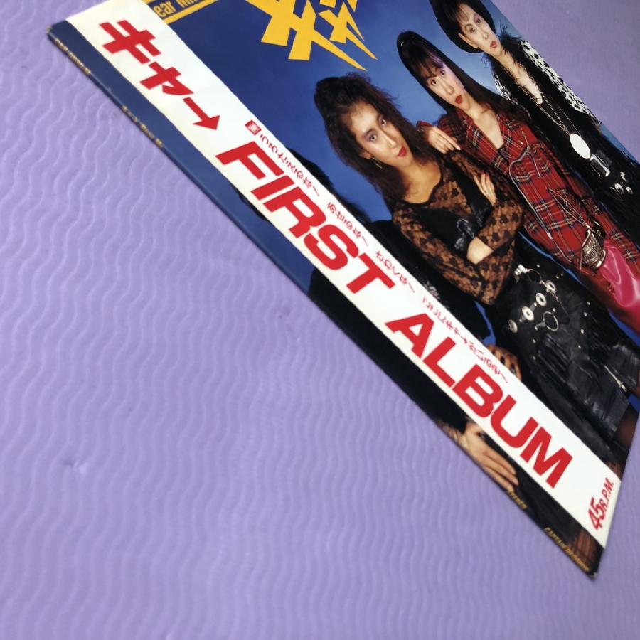 美盤 レア盤 1988年 キャー Kyahh LPレコード Dear Mr. First Album 帯付 J-Rock ファースト ...