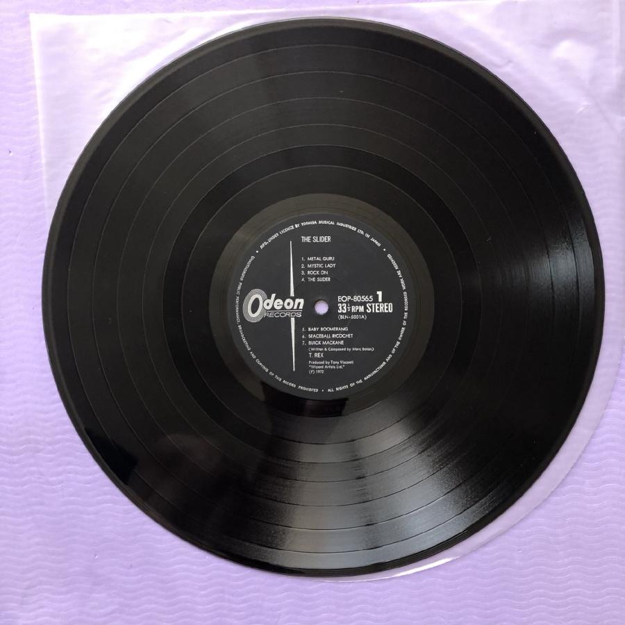 1972年 国内盤 T・レックス T.REX LPレコード ザ・スライダー The Slider: Mark Bolan, Tony Visconti, 12pライナーブック ...