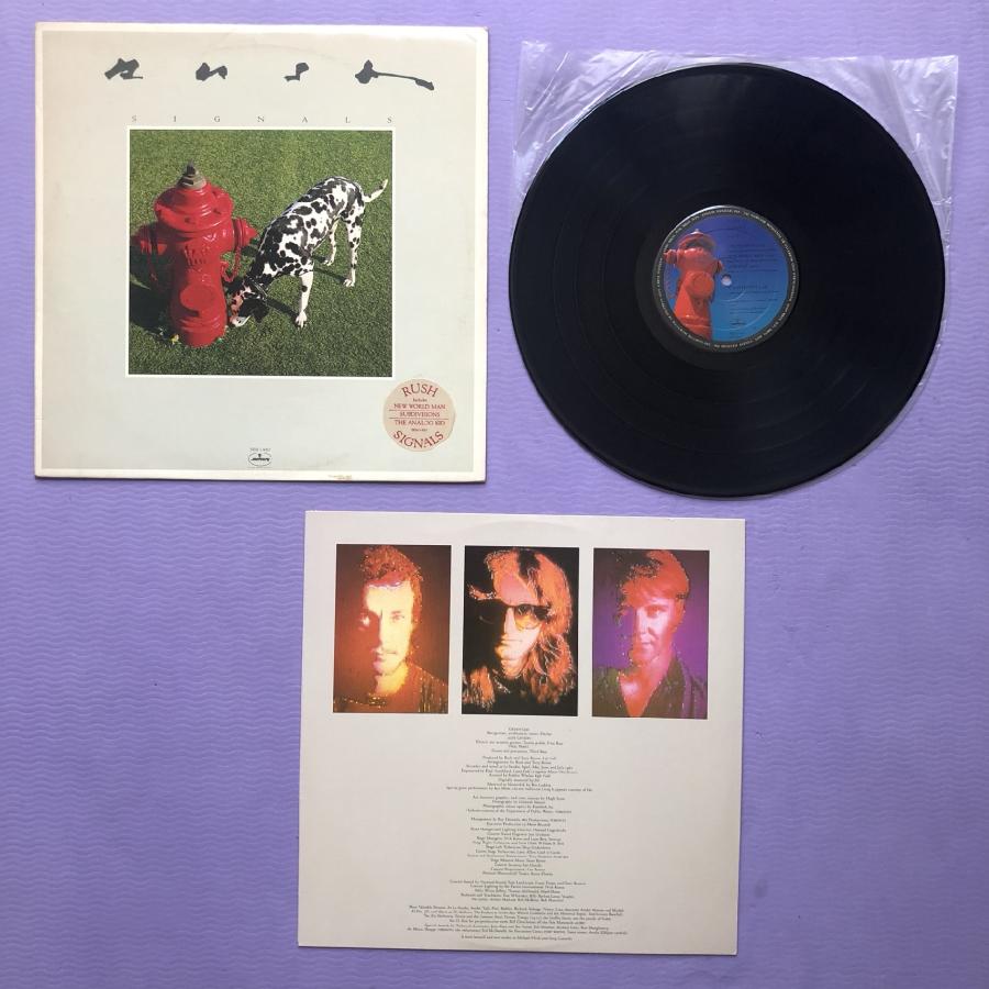 美盤 1982年 米国盤 オリジナル盤 ラッシュ Rush LPレコード シグナルズ Signals Geddy Lee, Alex ...