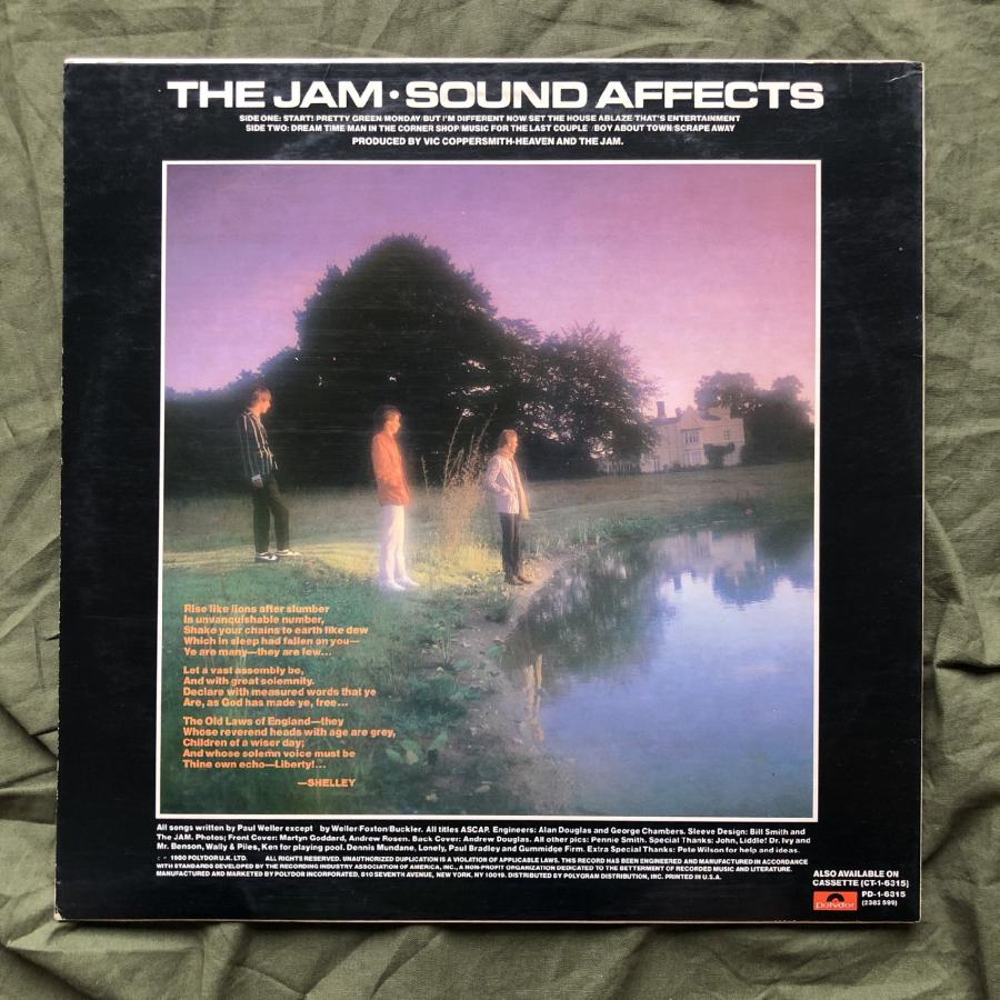 美盤 1981年 米国盤 ザ・ジャム The Jam LPレコード サウンド・アフェクツ Sound Affects Punk / New ...