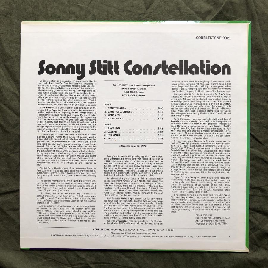 原信夫Collection 美ジャケ 1972年 米国盤 オリジナルリリース盤 ソニー・スティット Sonny Stitt LPレコード ...
