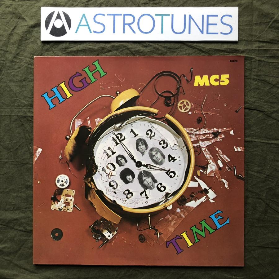 美盤 貴重盤 1971年 レア ドイツ盤 MC5 LPレコード High Time: Michael Davis, Wayne Kramer, Fred Smith, Dennis ...