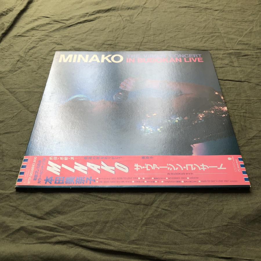 美盤 良ジャケ 1987年 国内盤 本田美奈子 Minako Honda LPレコード ザ・ヴァージン・コンサート In Budokan Live リーフレット付 : ASTROTUNES ...
