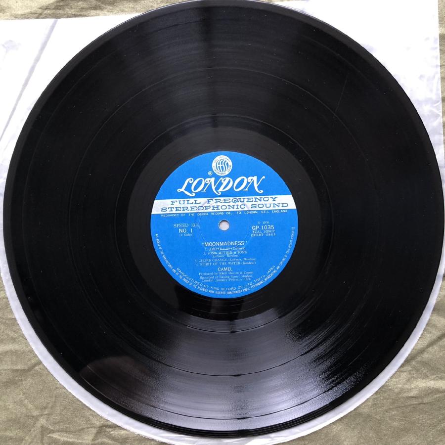 良盤 1976年 国内盤 キャメル Camel LPレコード ムーン・マッドネス 月夜の幻想曲 Moonmadness プログレ Andrew ...
