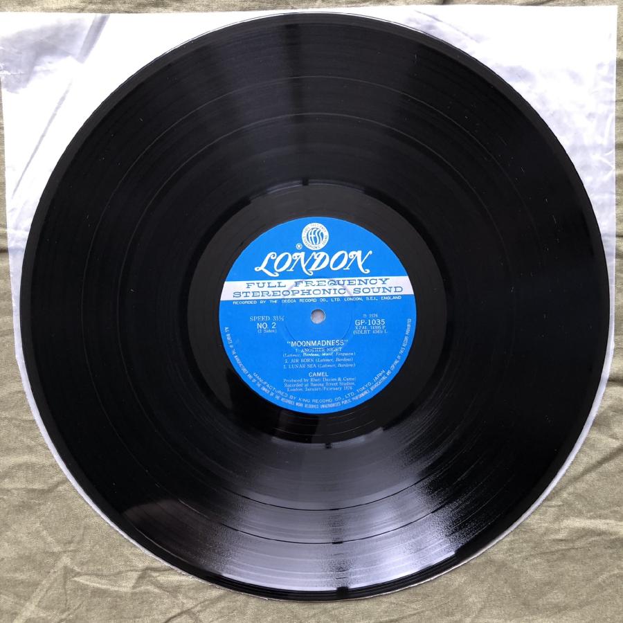 良盤 1976年 国内盤 キャメル Camel LPレコード ムーン・マッドネス 月夜の幻想曲 Moonmadness プログレ Andrew ...