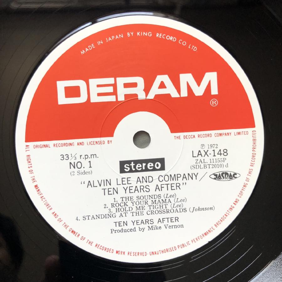 美ジャケ 1979年 国内盤 テン・イヤーズ・アフター Ten Years After LPレコード アルヴィン・リー＆カンパニー Alvin Lee & Company 帯付 ...