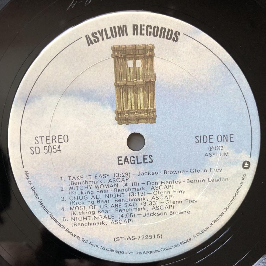 美盤 貴重 1973年 SD-5054 米国 本国盤 イーグルス Eagles LPレコード ファースト Don Heny,Glenn Frey,Randy Meisner,Bernie ...