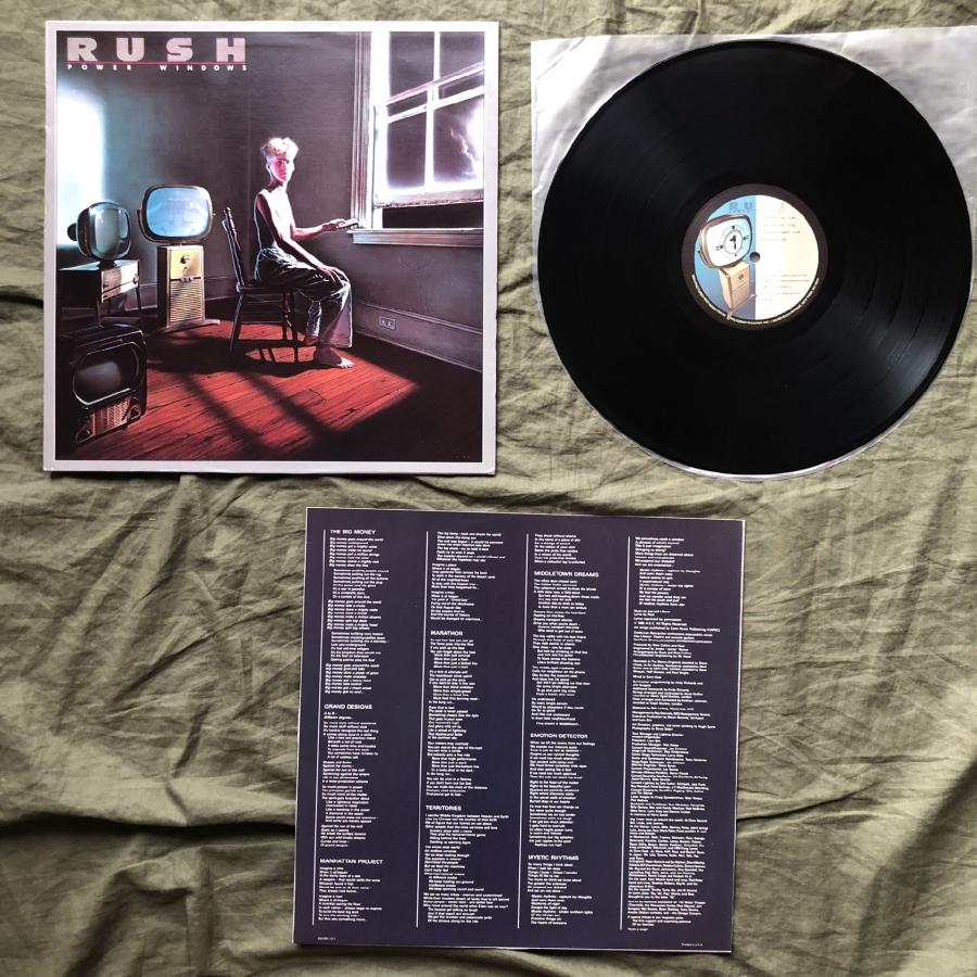 傷なし美盤 MASTERDISK刻印 1985年 米国盤 ラッシュ Rush LPレコード パワー・ウィンドウ Power Windows プログレ Neil Peart,Geddy Lee ...