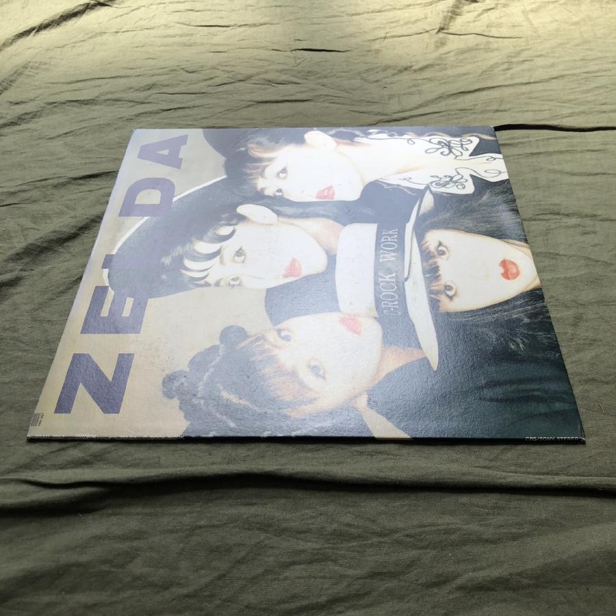 美ジャケ レア盤 1987年 国内盤 ゼルダ Zelda LPレコード C-Rock Work J-Rock 小嶋さちほ 高橋佐代子 石原富紀 ...