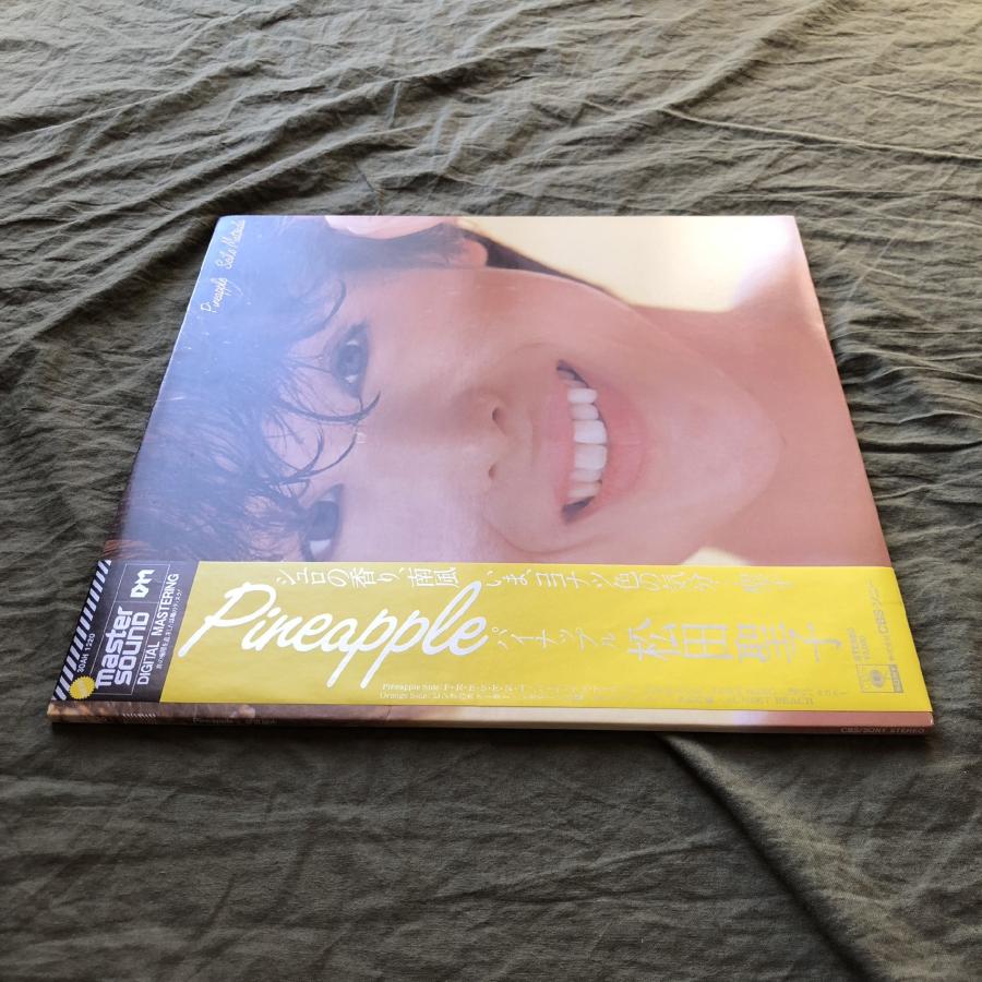 美盤 美ジャケ 美品 高音質MASTER SOUND 1982年 松田聖子 Seiko Matsuda LPレコード パイナップル Pineapple 帯付 松原正樹 林立夫 ...