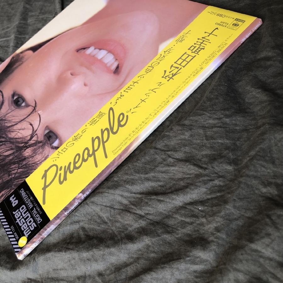 美盤 美ジャケ 美品 高音質MASTER SOUND 1982年 松田聖子 Seiko Matsuda LPレコード パイナップル Pineapple 帯付 松原正樹 林立夫 ...