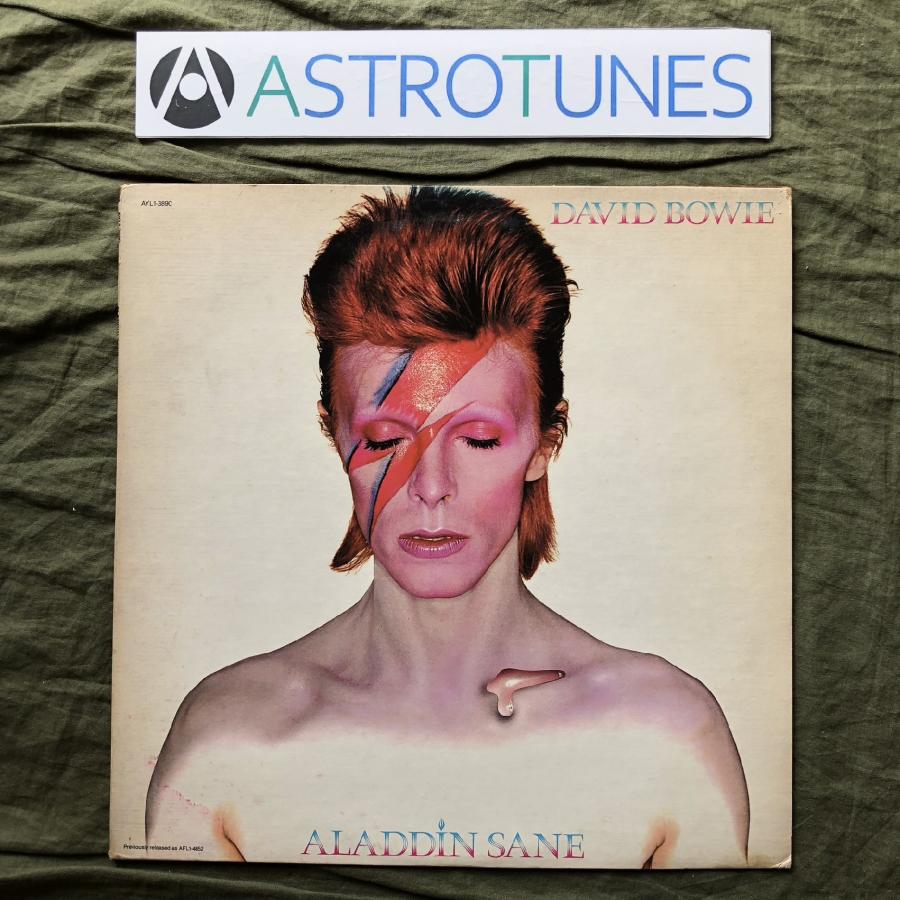 良盤 1980年 米国盤 デビッド・ボウイ David Bowie LPレコード アラディン・セイン Aladdin Sane 名盤 Watch That Man The Jean Genie ...
