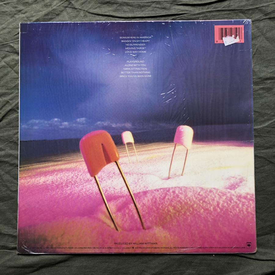 傷なし美盤 レア盤 1987年 米国盤 アウト・フィールド Outfield LPレコード Bangin' Bangin' Tony ...