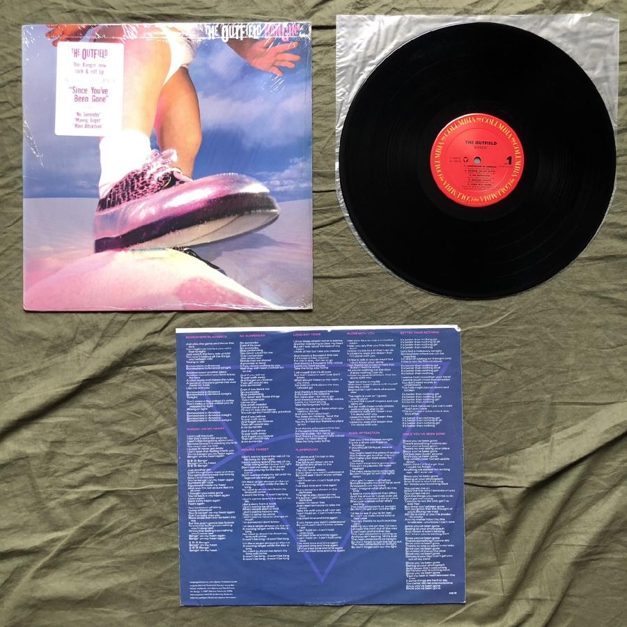 傷なし美盤 レア盤 1987年 米国盤 アウト・フィールド Outfield LPレコード Bangin' Bangin' Tony ...