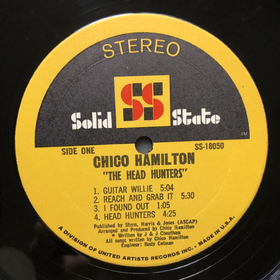 原信夫Collection 傷なし美盤 美ジャケ レア盤 SS18050 米国盤 チコ・ハミルトン Chico Hamilton LPレコード ...