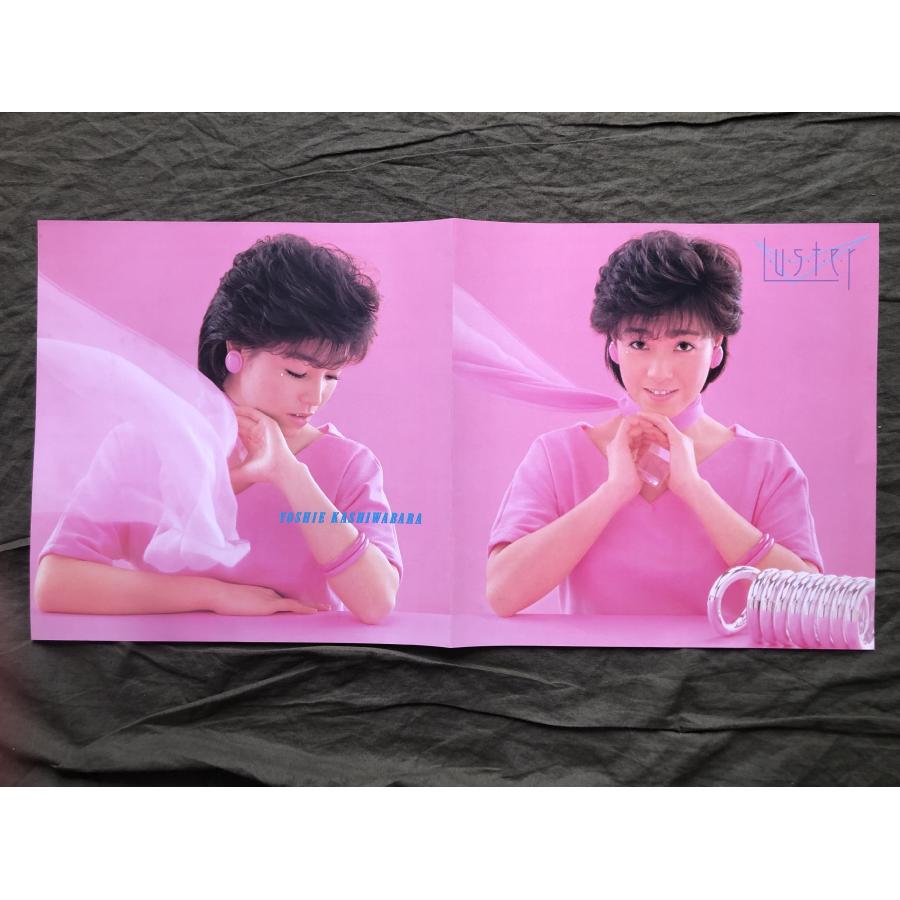 美盤 レア盤 1984年 柏原芳恵 Yoshie Kashiwabara LPレコード ラスター Luster 帯付 アイドル もっとタイトに I Love You : ASTROTUNES ...