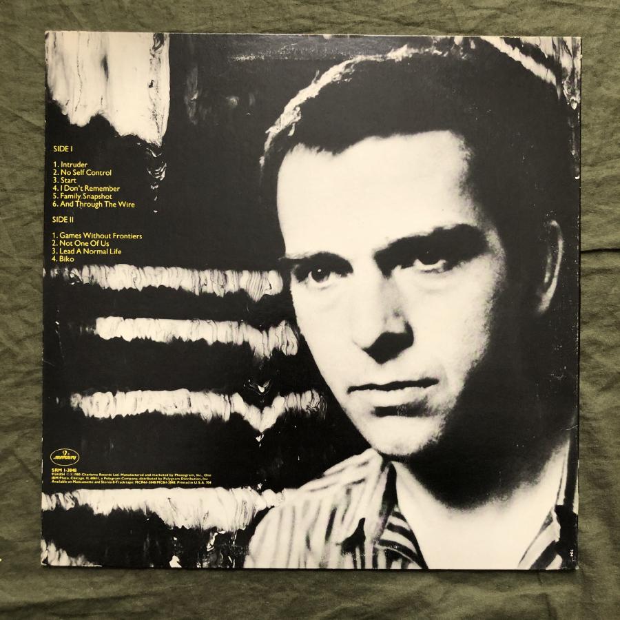 良盤 1980年 レア STERING刻印 米国初盤 ピーター・ガブリエル LPレコード 3rd Melt Robert Fripp, Kate Bush, Phil Collins ...